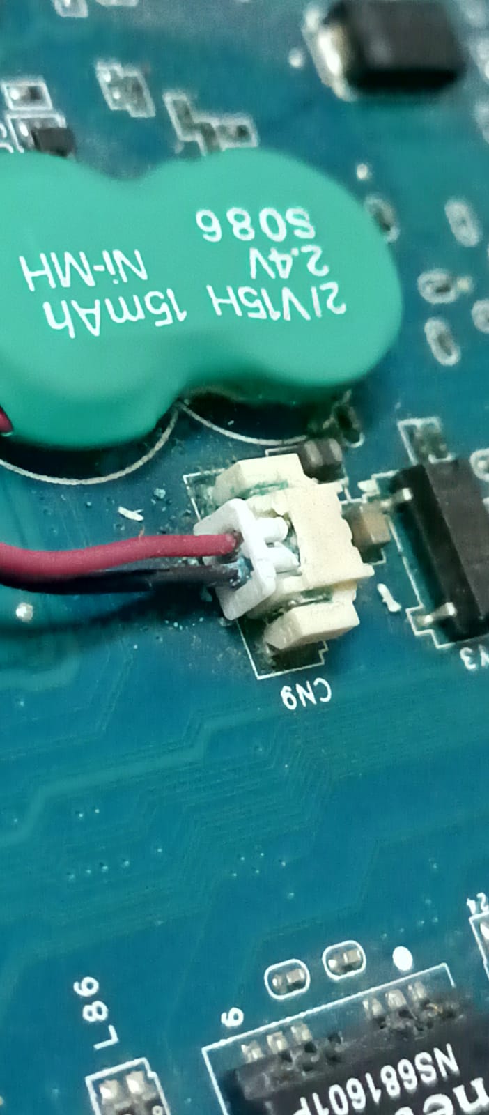 Question - Unable to remove CMOS battery from sony vaio motherboard ...